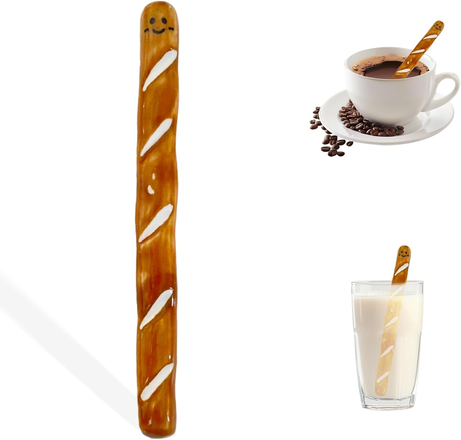 Amazon.com | Ceramic Reusable Coffee Stirrers – Long Drink Stirrer ...
