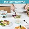 Amazon.com: Vtopmart 15 Pack Glass Food Storage Containers Set, Meal ...