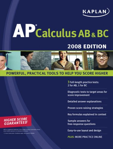Amazon.com: Kaplan AP Calculus AB & BC, 2008 Edition (Kaplan AP ...
