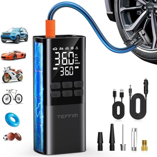 Amazon.com: Tire Inflator Portable Air Compressor - Air Pump for Car ...