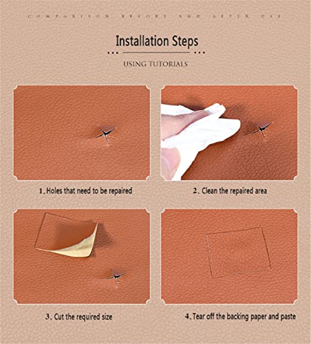 Lederen patch kit zelfklevende lederen patches premium leder reparatie ...