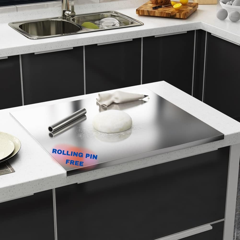 Buy Halsey Homes Stainless Steel Counter Top Board for Kitchen ...