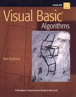 Visual Basic Algorithms: A Developer's Sourcebook of Ready-to-Run Code: Stephens, Rod ...