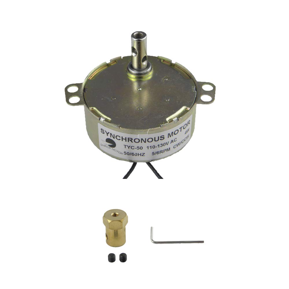 Buy CHANCS Synchronous Motor TYC-50 110V 5-6RPM Turntable Motor with ...