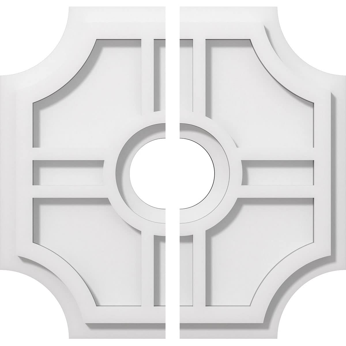Ekena Millwork CMP14HS2-02000 Haus Architectural Grade PVC Contemporary