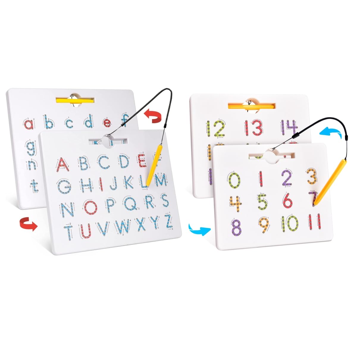 Magnetic Number Board BGFIIPAJG Letters Practicing Board,Tracing ABC ...