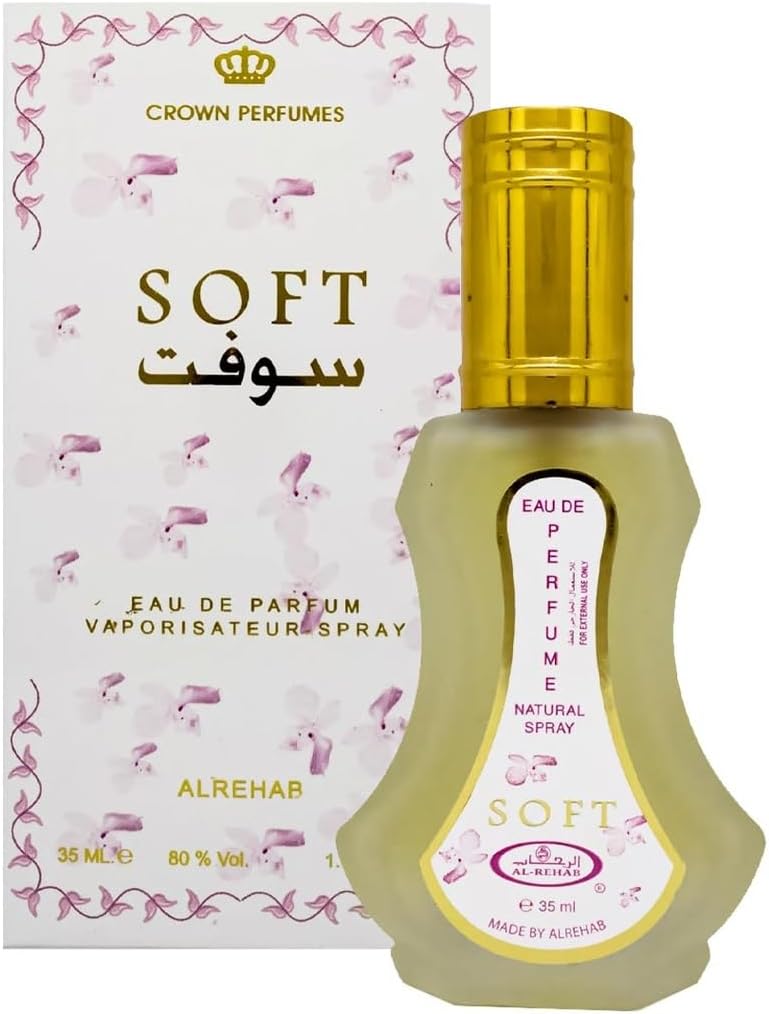 Amazon.com : Al Rehab Soft Arabian Perfumes for Women - Eau de Parfum ...