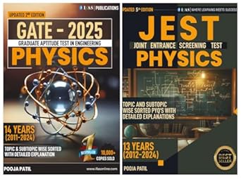 Buy GATE Physics and JEST Physics Books [Set of 2 Book] | Previous Year Solved Papers with ...