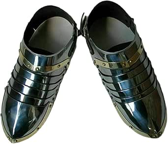 Amazon.com: Rose London Medieval Armour Shoes Knight's Foot Armor Pair ...