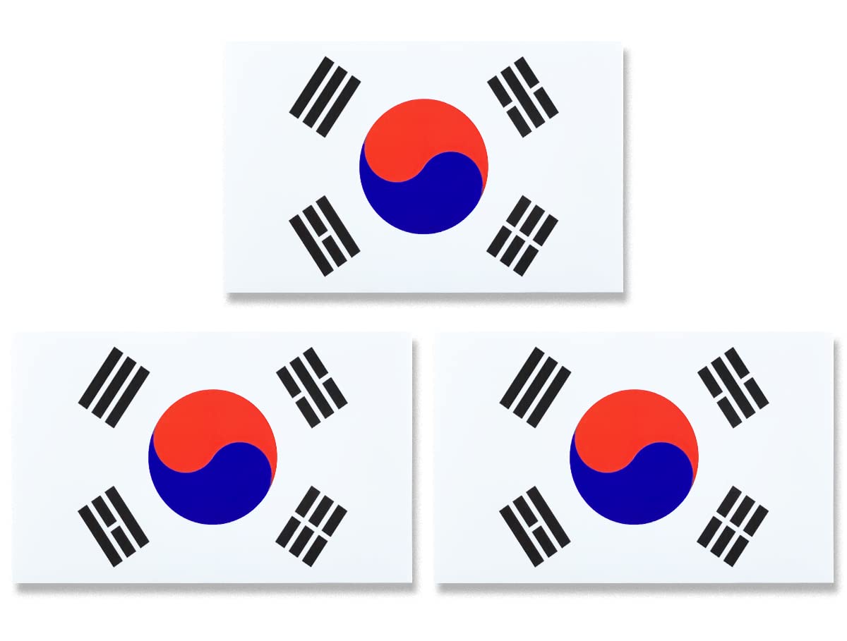 Amazon.com - JBCD South Korea Korean Flag Magnet Decal - for Car SUV ...