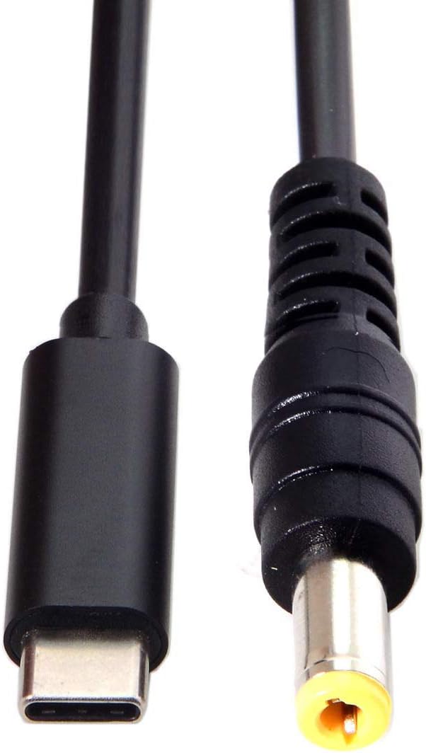 Amazon.com: chenyang CY DC 5.5x2.5mm to Type C USB-C Input Cable for ...