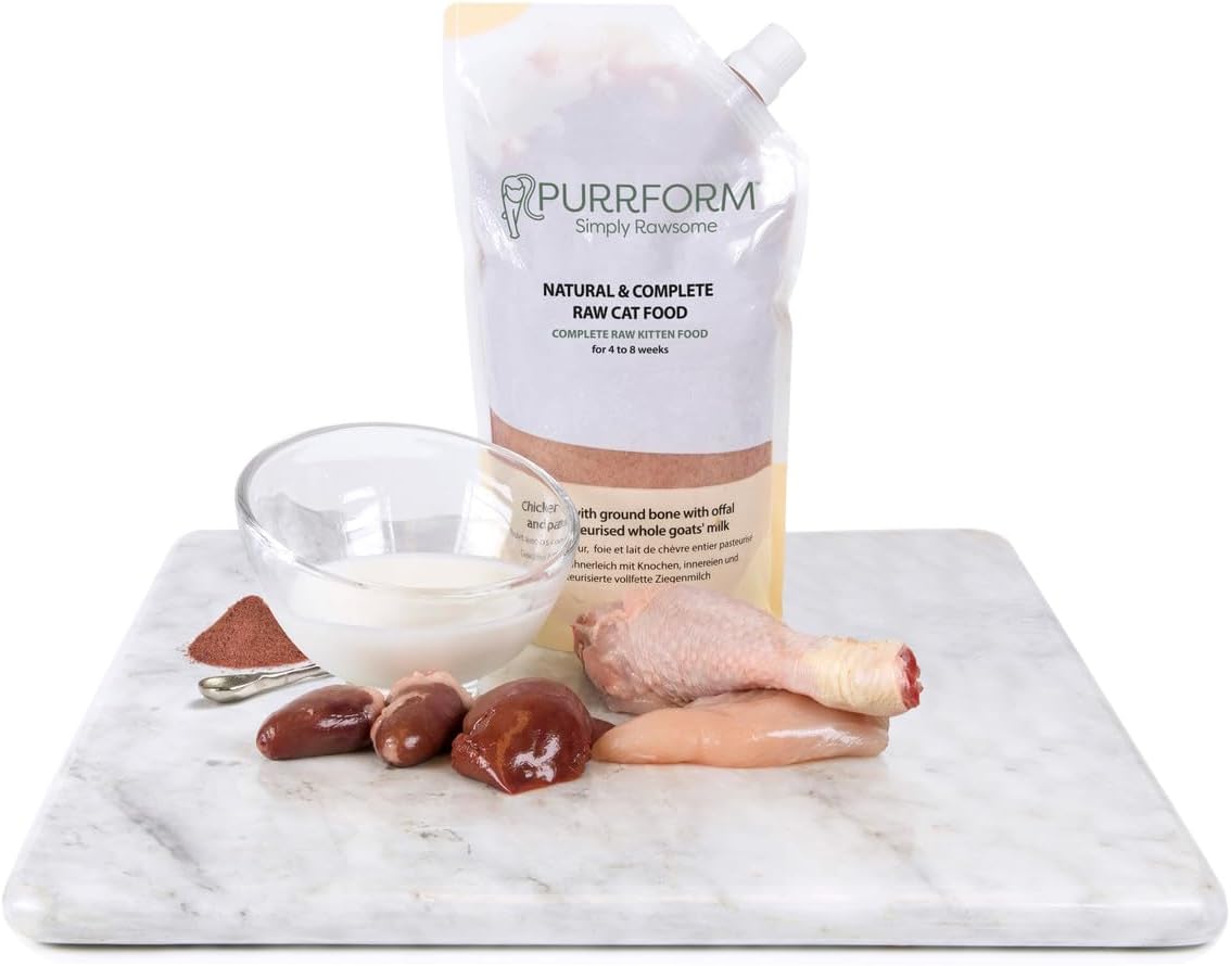 Purrform Kitten Raw Food (10, Purrform Complete Weaning Paste for ...