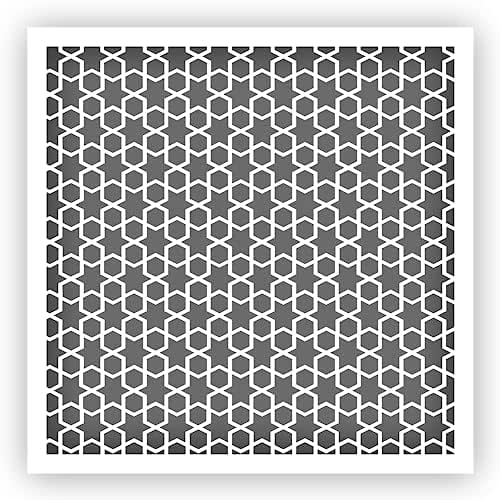 Amazon.com: Jali Pattern #1 Mughal Jaali Stencil - Choose a Size (30 ...