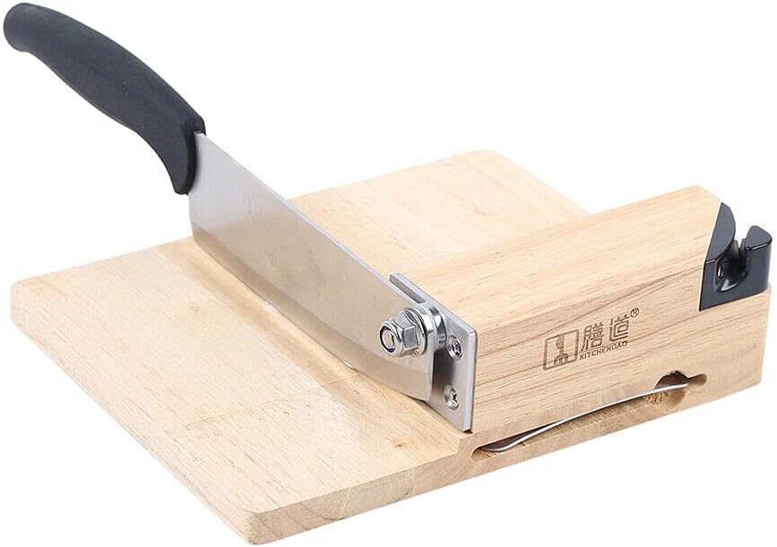 Solid Oak Biltong Cutter, Stainless Steel Rotating Biltong Cutter ...