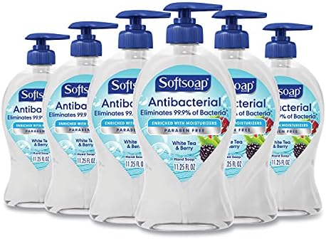 Amazon.com : Softsoap Antibacterial Liquid Hand Soap, White Tea & Berry ...