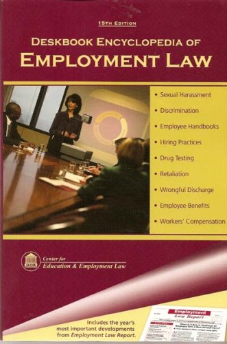 Deskbook Encyclopedia of Employment Law: Esq. Steve McEllistrem ...
