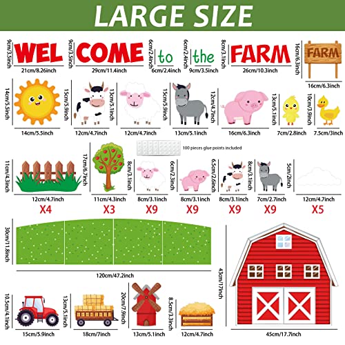 Snapklik.com : Welcome To The Farm Bulletin Board Set Farm Animals ...