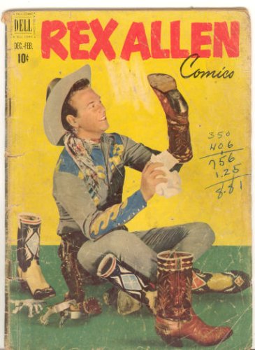 Amazon.com: Rex Allen Comics No. 3, 1952 Year, Abt. G./Good, $9.00 ...