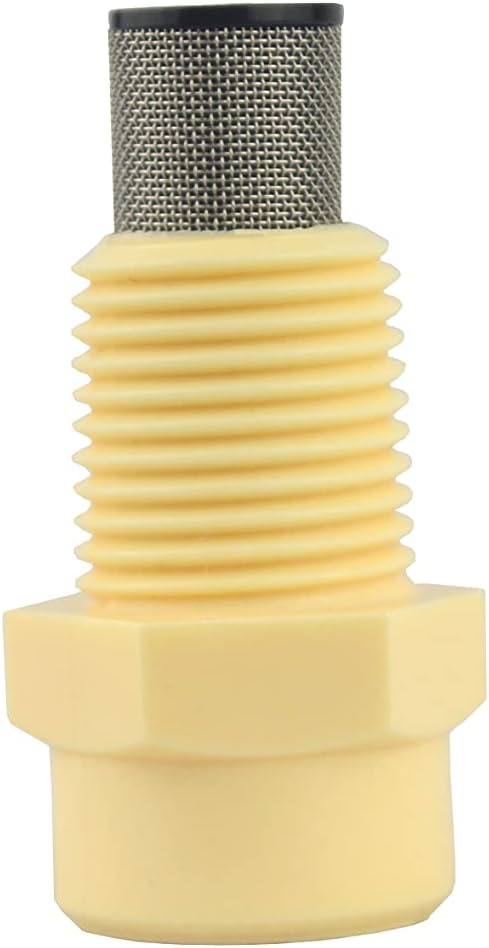 Amazon.com : Plastic Fogger Misting Nozzle with Poly Filter Black 1/8 ...