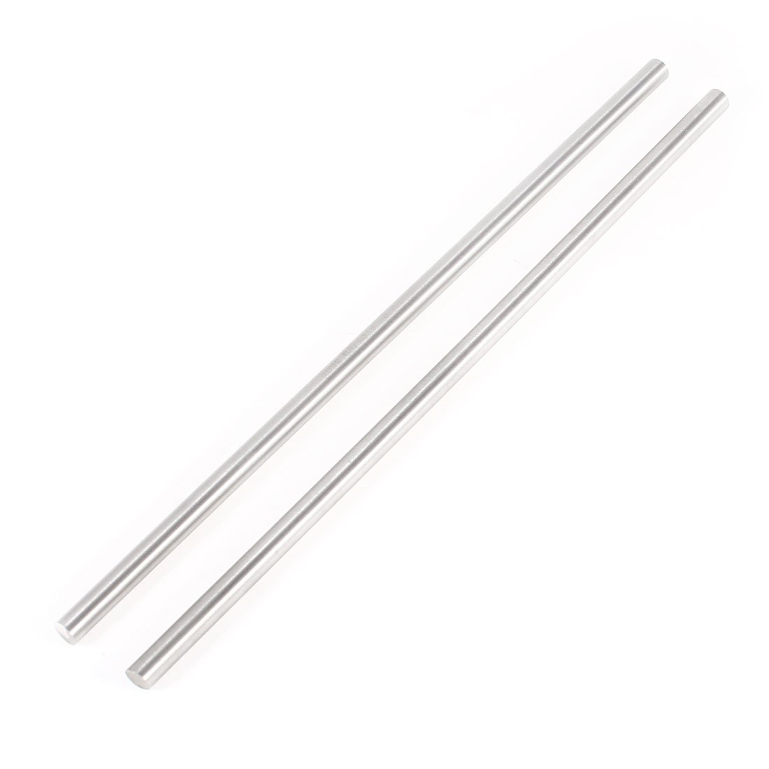 uxcell 2pcs 6mm x 200mm Metal Machine Turning Tool Rod Bar Lathe Round ...
