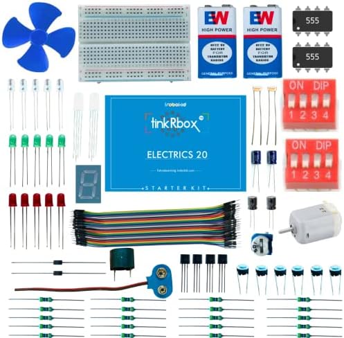 Electrobot Starter Kit (70 ITEMS) 20+ DIY Projects with Electronics ...