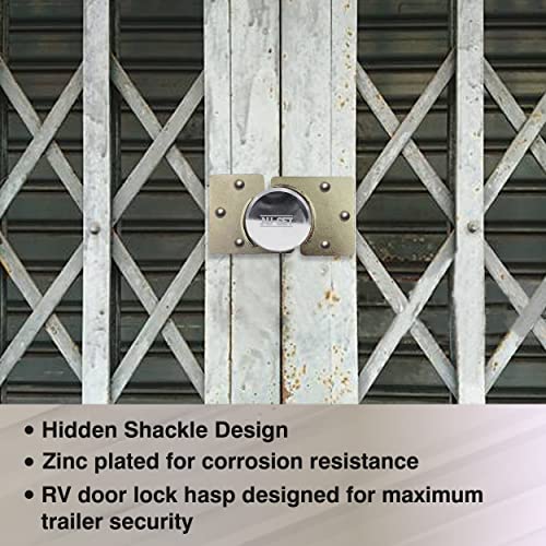 Snapklik.com : NU-SET Lock RV High Security Hasp Latch For Trailer Door ...