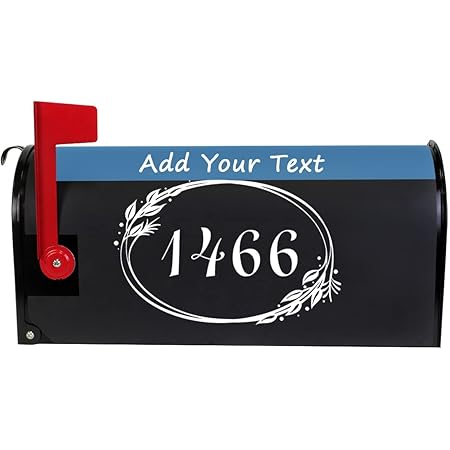 Amazon.com: KLL Black Mailbox Covers Polyester Magnetic Mailbox Wraps ...