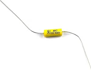Amazon.com: Cary 10pcs Long Copper Leads Tubular Axial Polyester Film Capacitor 0.0022uf 630v ...