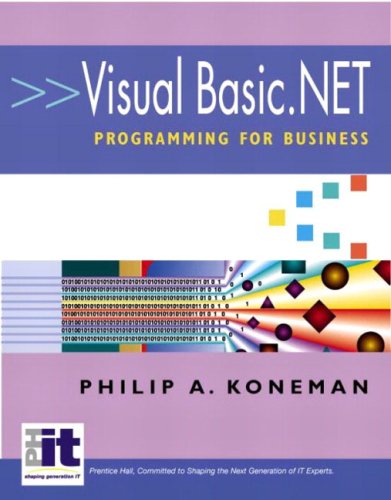 Amazon | Visual Basic.Net: Programming for Business | Koneman, Philip A. | Visual Basic