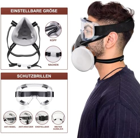 Facemoon Atemschutzmaske,Schutzmaske mit Filter, Maske mit Filter ...