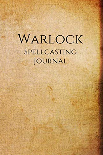 Warlock Spellcasting Journal: RPG Tabletop Notebook -Notes for Maps ...