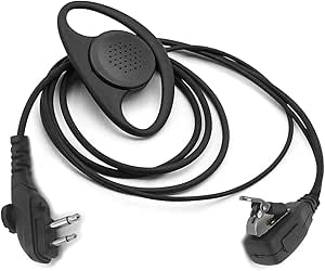 SUNDELY D-shape Headset Earpiece Compatible with Midland Radio G15Pro ...