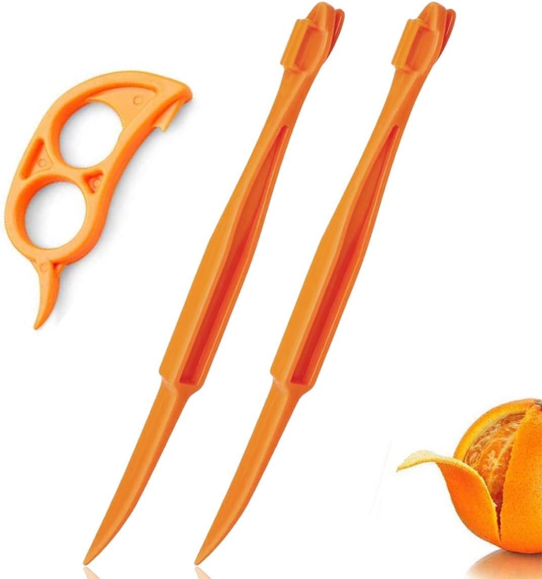 Amazon.com: Orange Peeler Tools Citrus Peel Cutter Plastic Easy Fruit ...