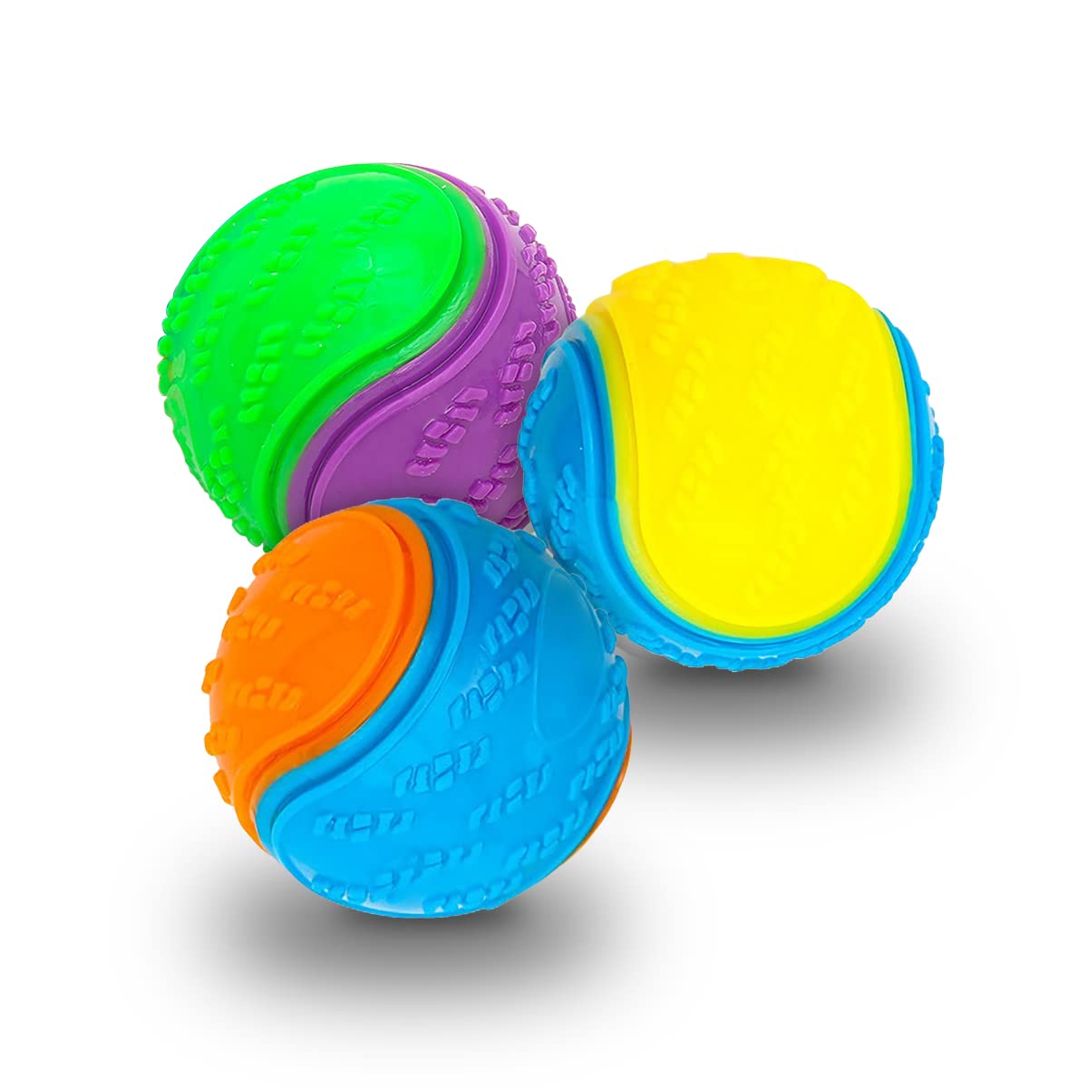 Rightwell Dog Balls, 3Pcs Squeaky Dog Ball, Scooby Doo Dog Ball Toy ...