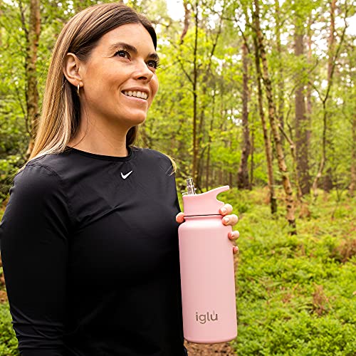 iglu Reusable Water Bottles | Premium Double Walled Stainless Steel | 1 ...
