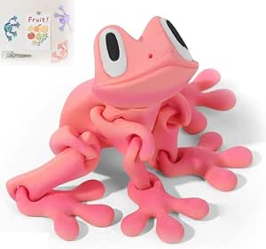 Amazon.com: 3D Printed Magnet Frog, Articulated Frog Refrigerator ...
