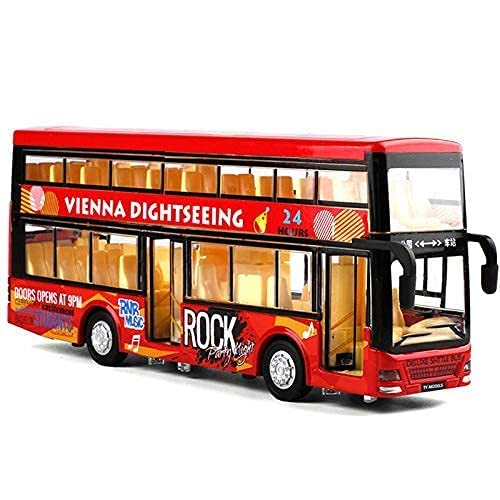 Buy ZADIC Double Decker Metal Bus Luxury Bus Toy – Die-Cast Metal Bus ...