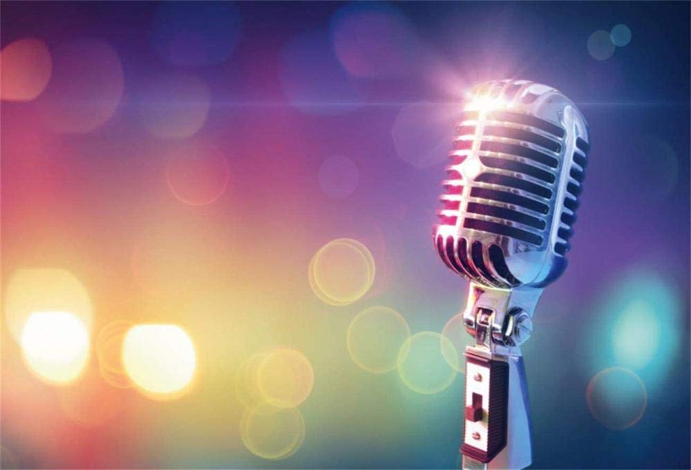 Microphone On Stage Wallpaper