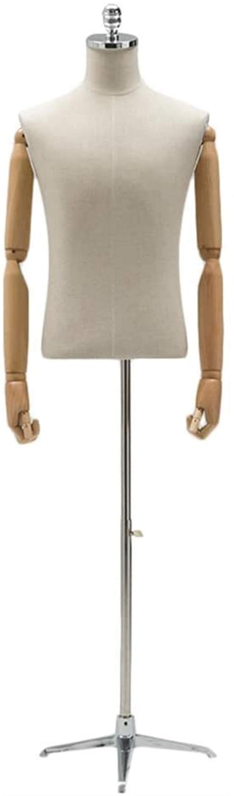 Zhjing Professional Male Mannequin Torso Body Realistic Human Torso ...