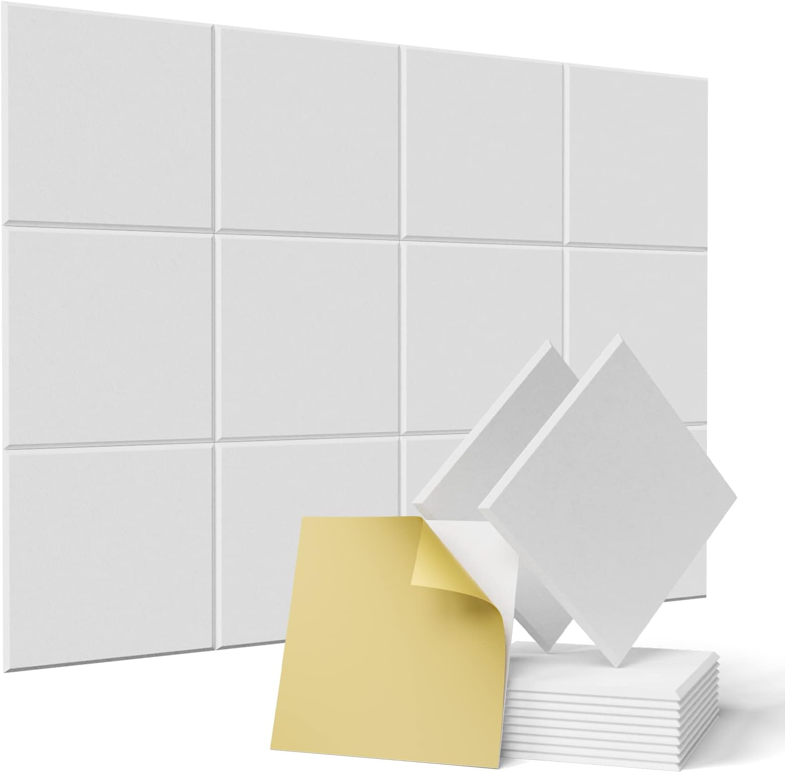 Amazon.com: 12 Pack Sound Proof Foam Panels for Walls 12"x12"x0.4 ...