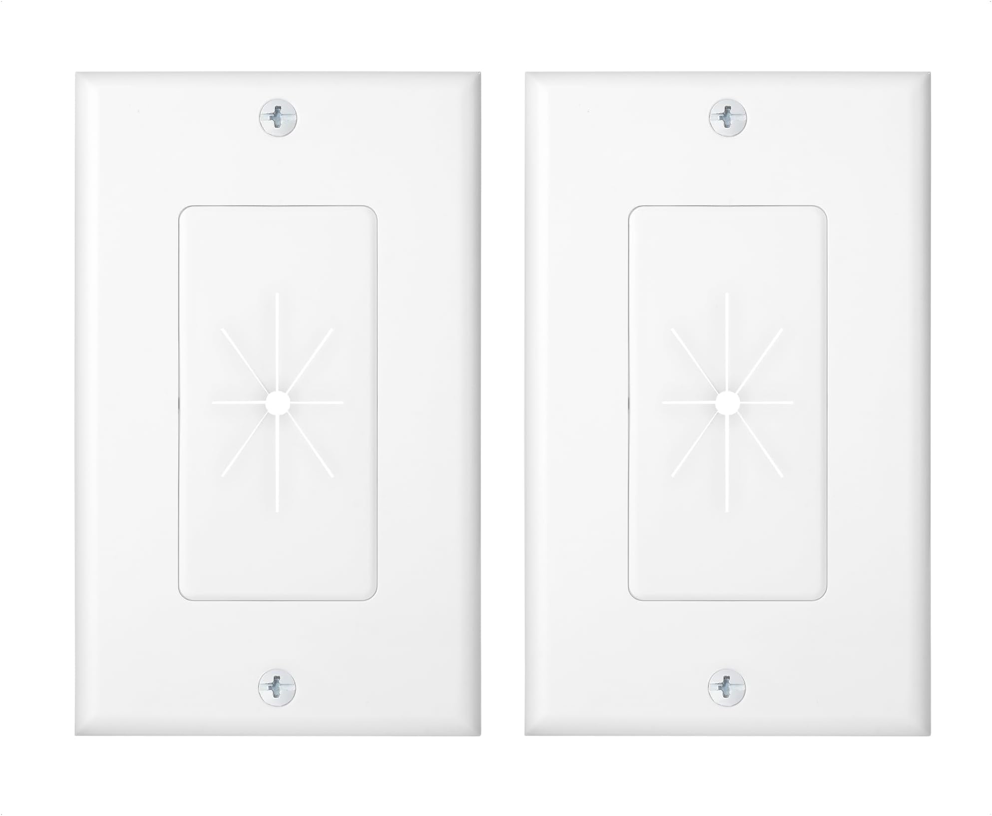 Amazon.com: DATA COMM Electronics 45-0017-WH Split Style TV Outlet ...