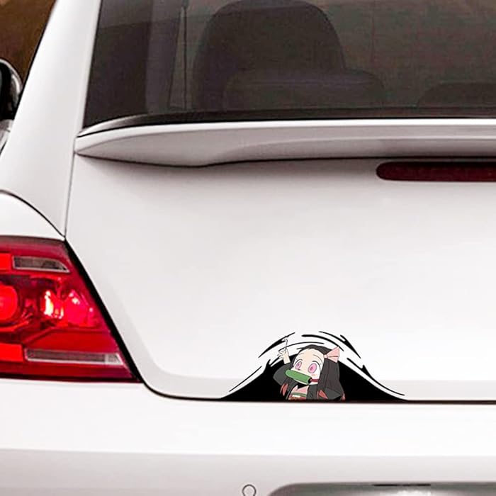 Buy EARLFAMILY 5.1'' for Nezuko Demon Slayer Funny Car Sticker ...