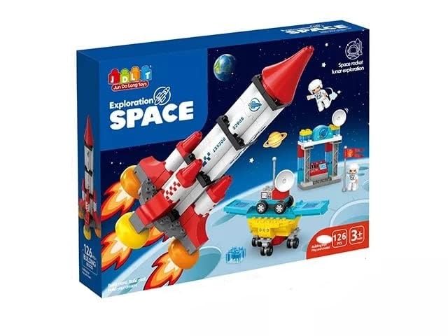 JETRA Exploration Space Block Set 126PCS Base and Shuttle Flyer ...