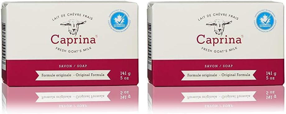 Amazon.com: Caprina by Canus Fresh Goat's Milk Soap Bar, Cream ...