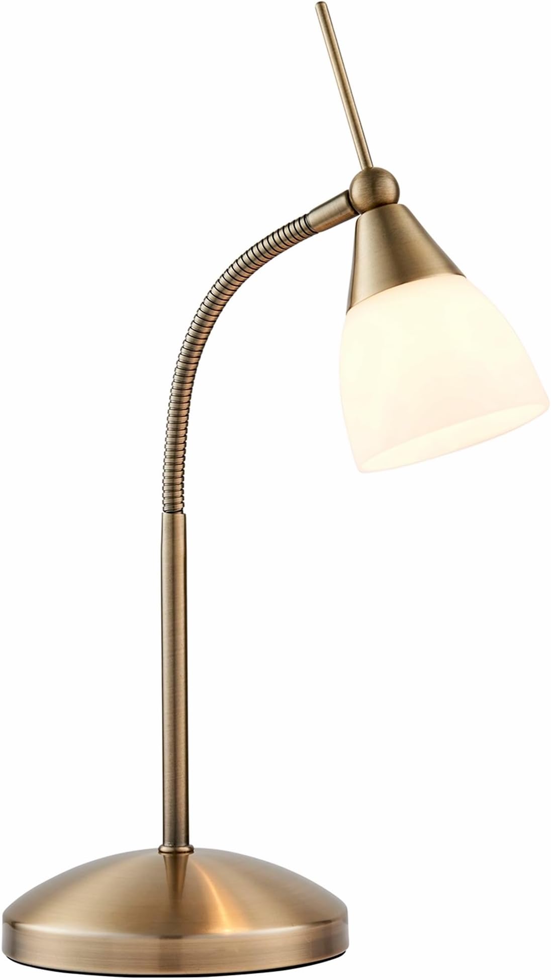 7W GU10 | Adjustable Neck Table Lamp Light | Modern/Industrial Round ...