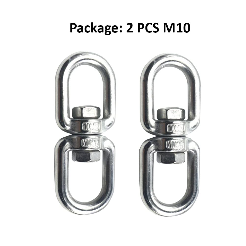 Snapklik.com : Lependor Stainless Steel 304 Double Ended Swivel Eye ...