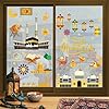 Amazon.de: Fensterbilder Ramadan,9 Stück Eid Mubarak Fensterbilder Eid Mubarak Selbstklebend ...