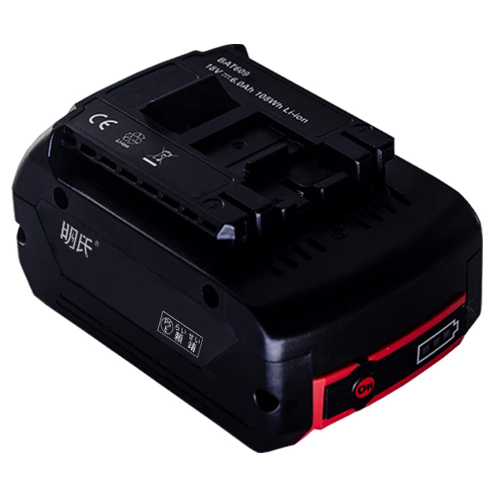 Amazon.co.jp: 明氏 Bosch BAT609 【18V 4000mAh】互換バッテリー大容量 バッテリー対応 【PSE認証 ...