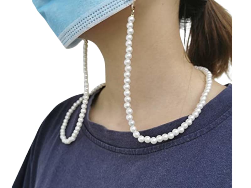 HADIE Pearl Mask Chain for Women Girls Stylish Multipurpose Specs and ...