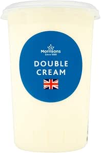 Morrisons British Double Cream, 600ml : Amazon.co.uk: Grocery